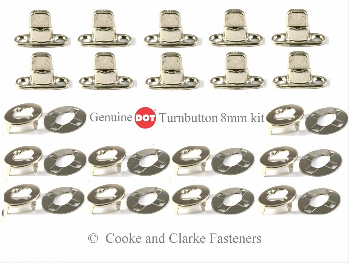 Common Sense Fastener Kit with Screws - DOT 8mm/Double-Height Turn But ...